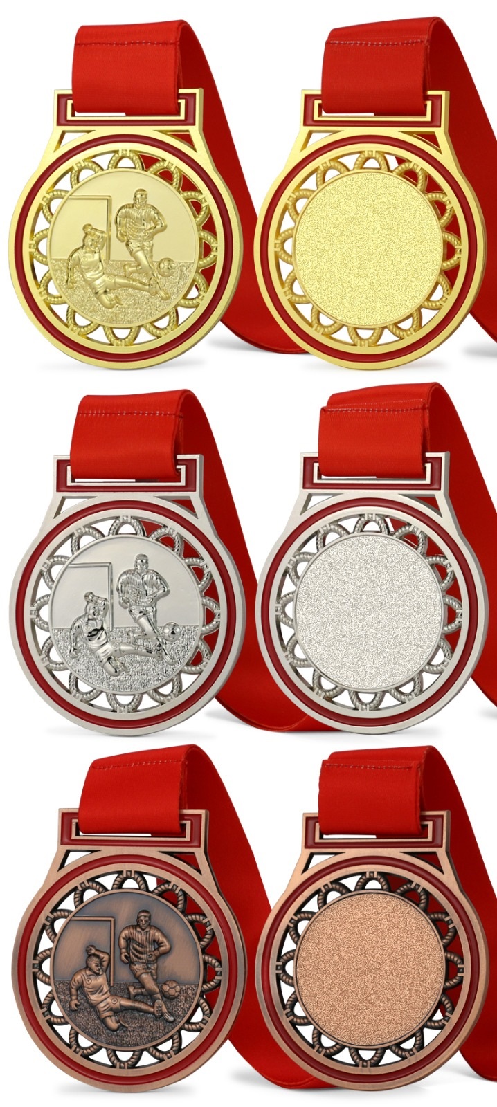 מקס ספורט - MaxSport | מדליית כדורגל גדולה | גביעים ומדליות | מדליות